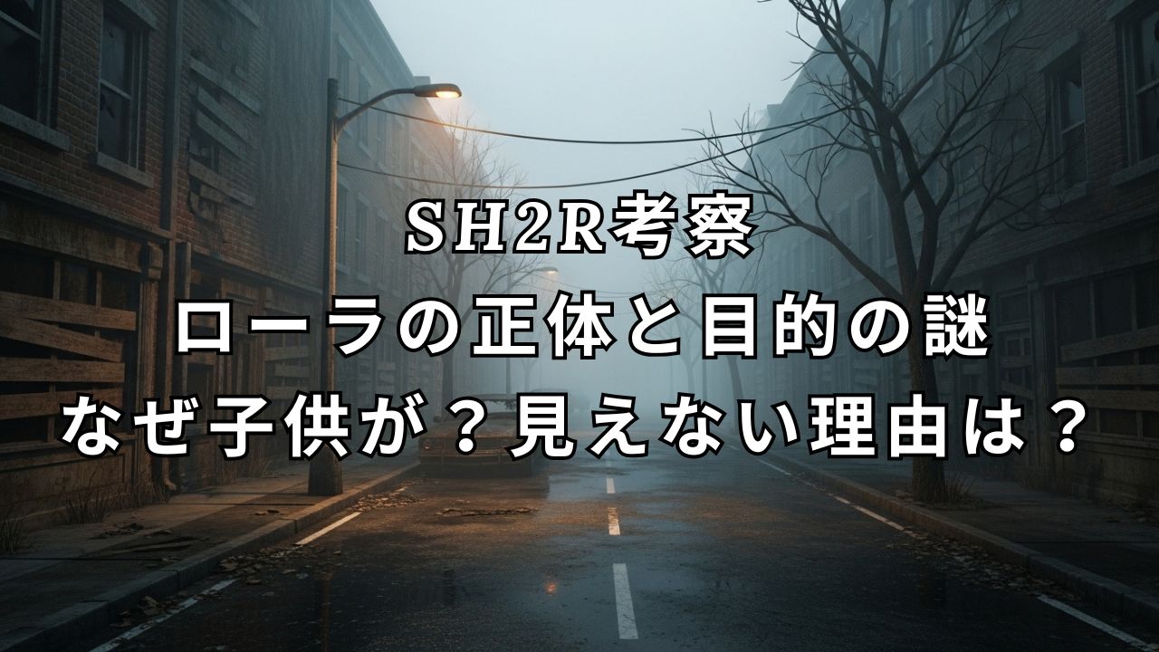 【SH2R考察】ローラの正体と目的の謎【なぜ子供が？見えない理由は？】 | ゲーム神殿