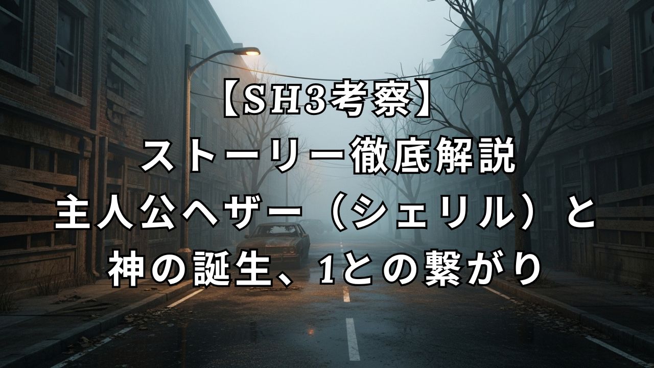 【SH3考察】ストーリー徹底解説｜主人公ヘザー（シェリル）と神の誕生、1との繋がり | ゲーム神殿